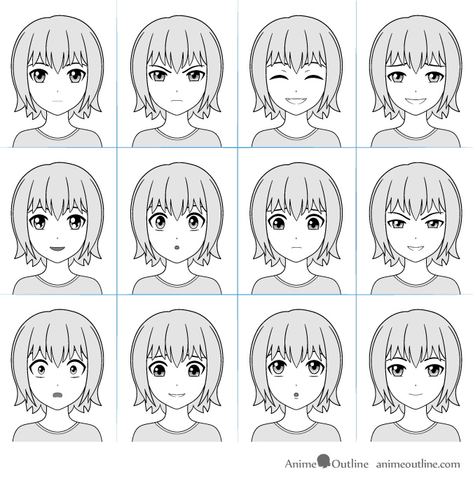Example Expressions from Blendshapes with VRoid Studio, HANA_Tool, and ...
