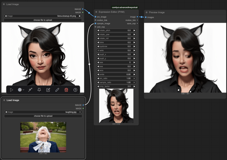 ComfyUI Expression Editor for Consistent Characters – Extra Ordinary, the Series