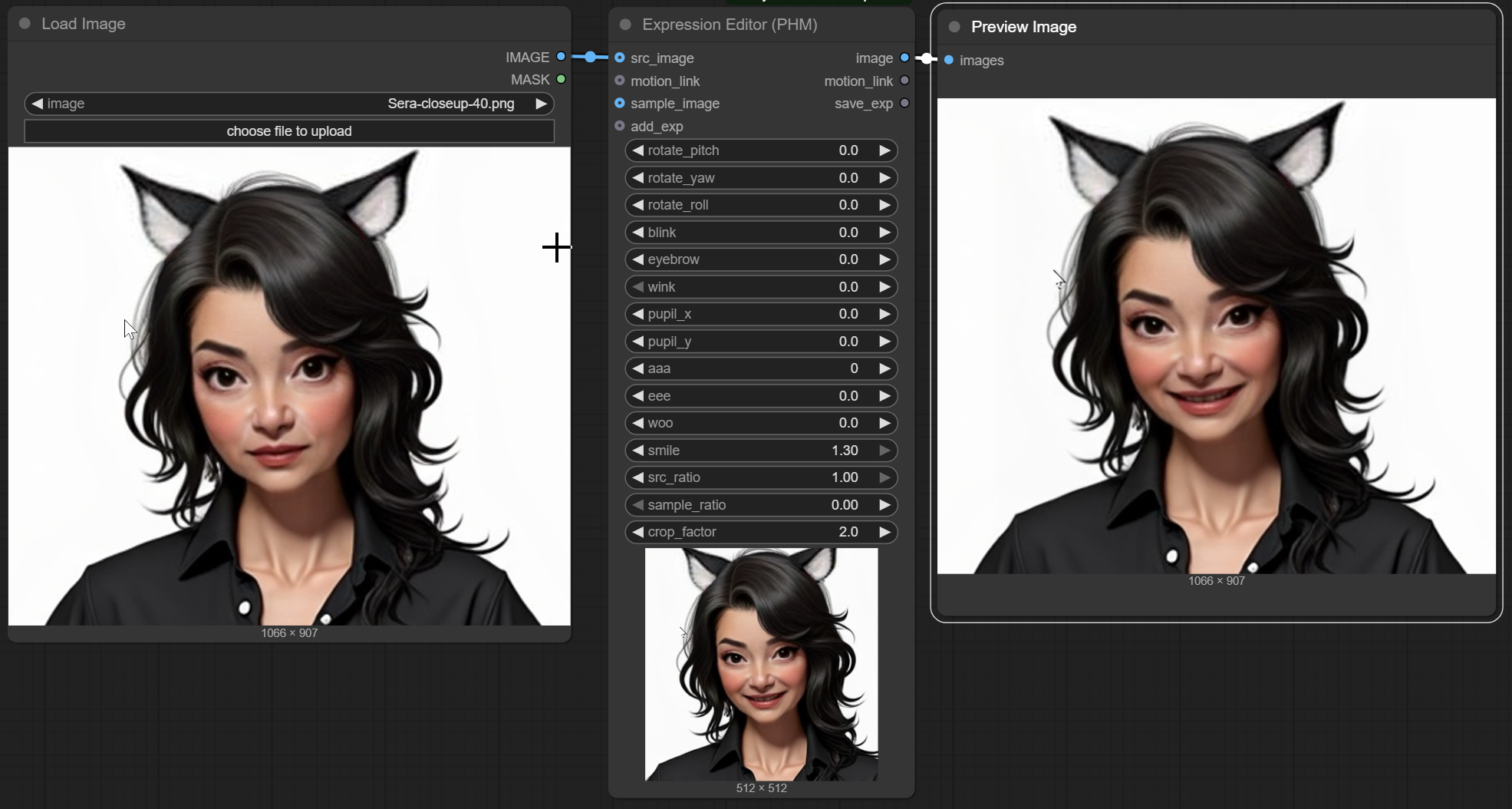 ComfyUI Expression Editor for Consistent Characters – Extra Ordinary ...